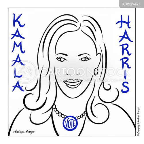 Kamala Harris Cartoons and Comics - funny pictures from CartoonStock