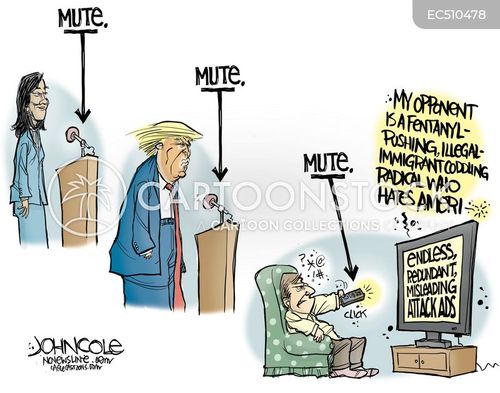 Muted Microphone Cartoons and Comics - funny pictures from CartoonStock