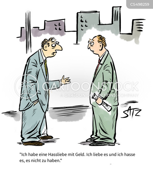Cartoons und Karikaturen mit Hass-liebe-beziehung