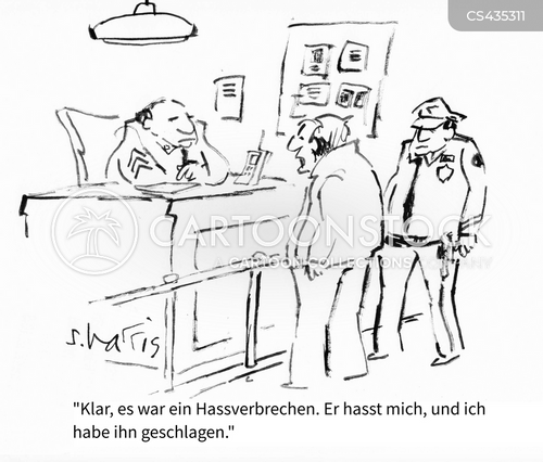 Cartoons und Karikaturen mit Hassverbrechen