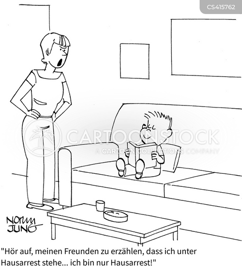 Cartoons und Karikaturen mit Disziplinierend