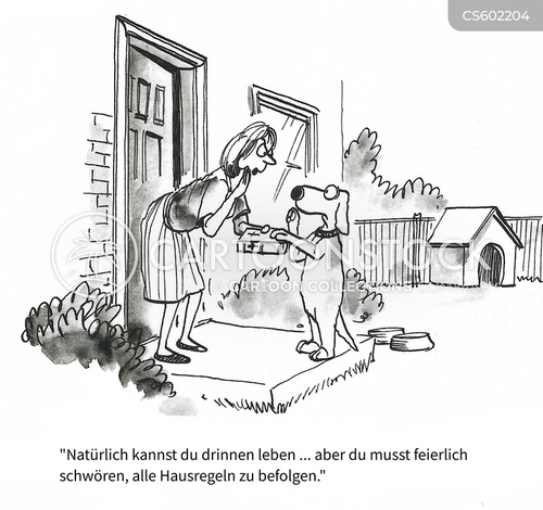 Cartoons und Karikaturen mit Regeln