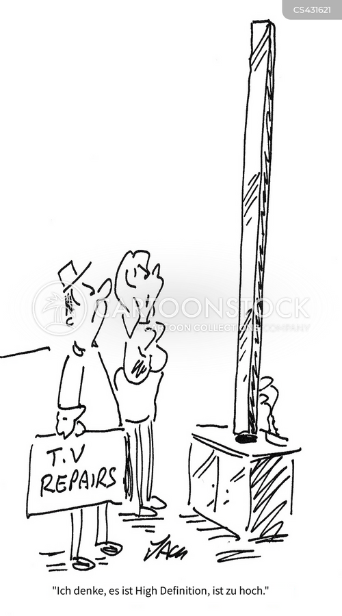 Cartoons und Karikaturen mit Hi-def