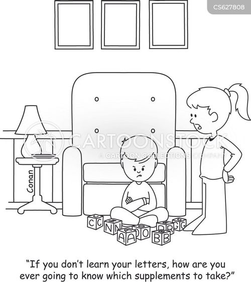 Letters Cartoons and Comics - funny pictures from CartoonStock