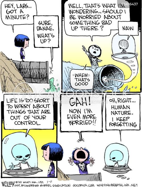 Anxiety Triggers Cartoons and Comics - funny pictures from CartoonStock