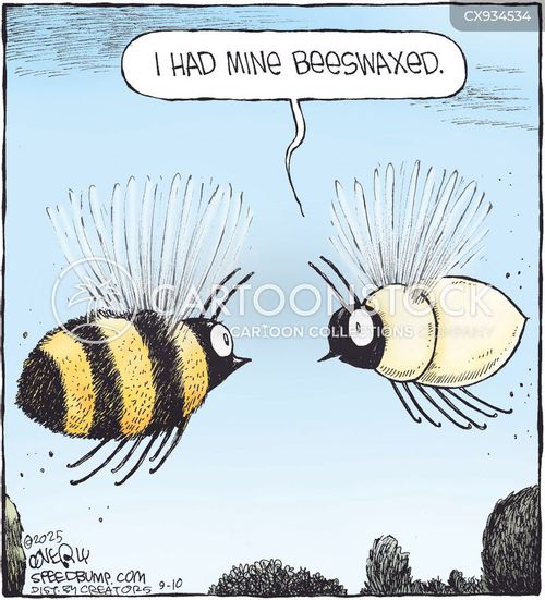 Beeswaxed Cartoons and Comics - funny pictures from CartoonStock