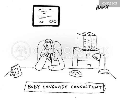 Body Language Cartoons and Comics - funny pictures from CartoonStock