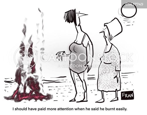 Burnt Cartoons and Comics - funny pictures from CartoonStock