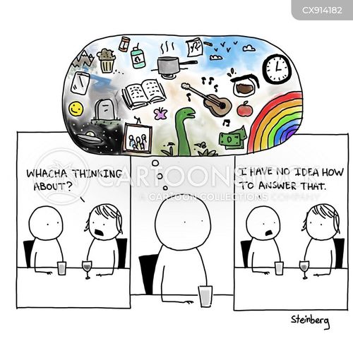 Inner Thoughts Cartoons and Comics - funny pictures from CartoonStock