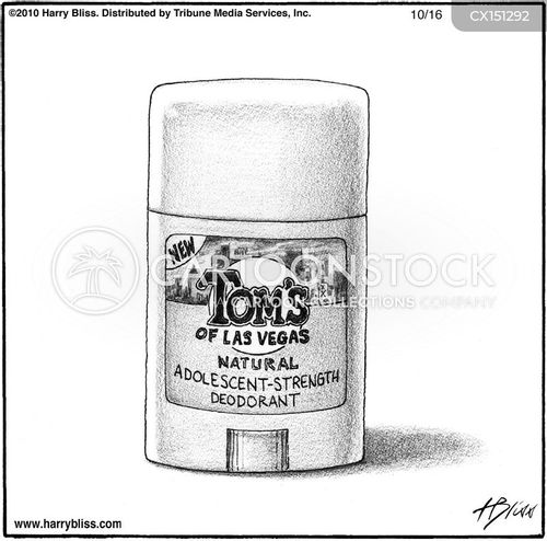 Stick Deodorant Cartoons and Comics - funny pictures from CartoonStock