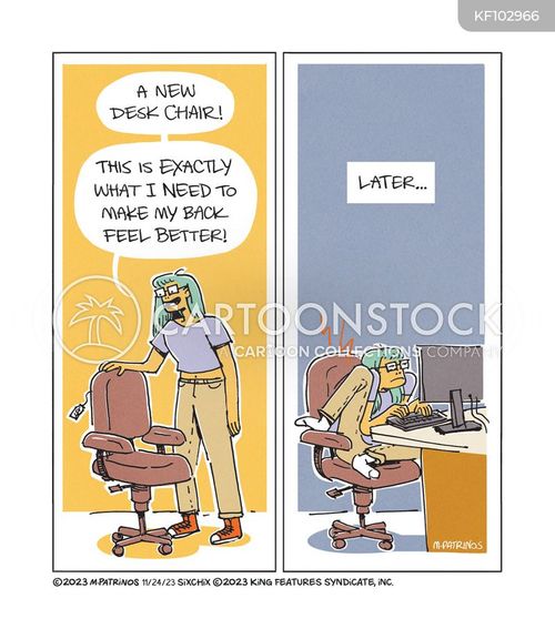 Sitting Posture Cartoons and Comics - funny pictures from CartoonStock