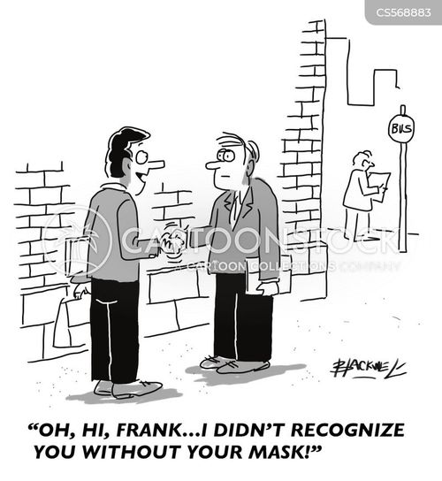 Mask Up Cartoons and Comics - funny pictures from CartoonStock