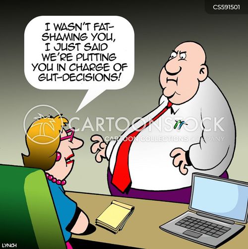 Fat Shamed Cartoons and Comics - funny pictures from CartoonStock