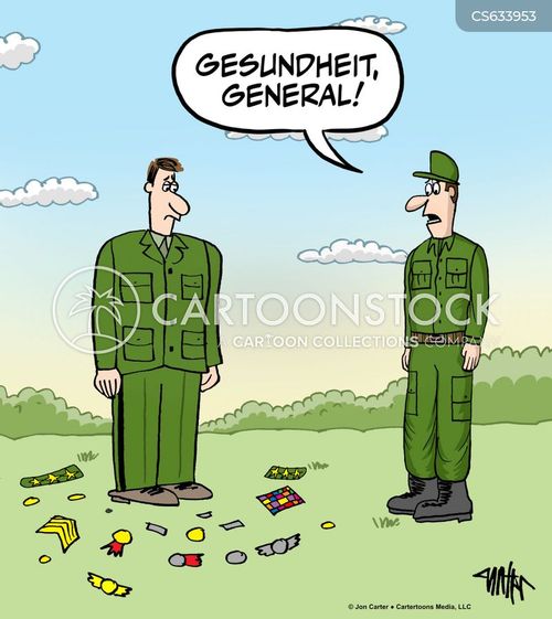 Military Mishap Cartoons and Comics - funny pictures from CartoonStock