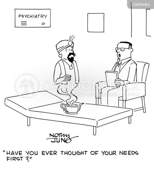 Genie In Therapy Cartoons and Comics - funny pictures from CartoonStock