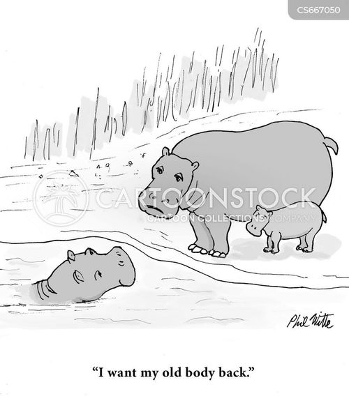 Maternal Body Image Cartoons and Comics - funny pictures from CartoonStock