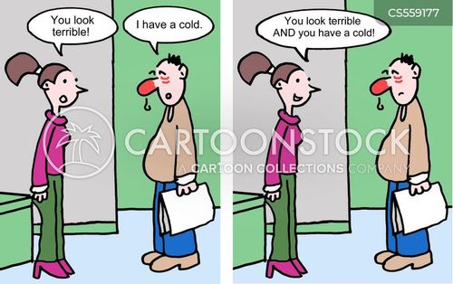 Man Cold Cartoons and Comics - funny pictures from CartoonStock