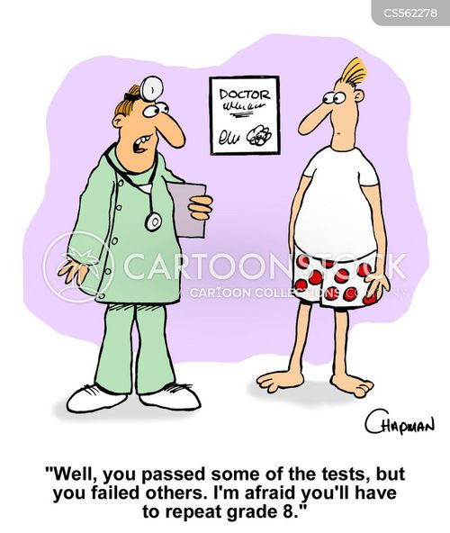 Failed Test Cartoons and Comics - funny pictures from CartoonStock