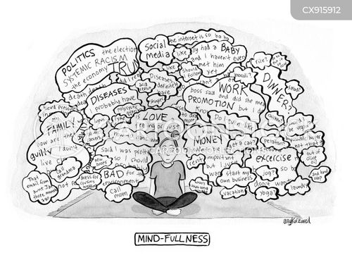 Mindfulness Cartoons and Comics - funny pictures from CartoonStock