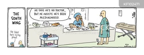 Misdiagnosed Cartoons and Comics - funny pictures from CartoonStock