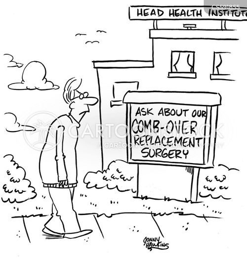 Combover Cartoons and Comics - funny pictures from CartoonStock