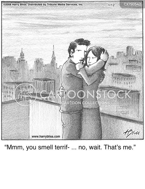 Awkward Embrace Cartoons and Comics - funny pictures from CartoonStock