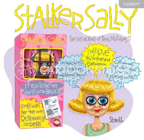 Stalker Cartoons and Comics - funny pictures from CartoonStock