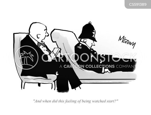 Surveillance Officer Cartoons and Comics - funny pictures from CartoonStock