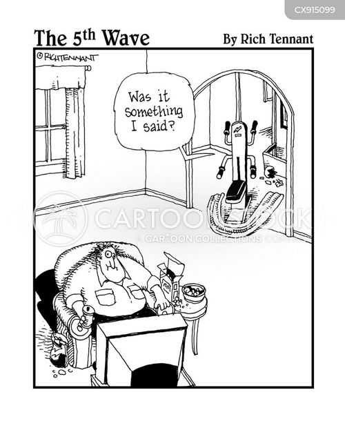 Staying Fit Cartoons and Comics - funny pictures from CartoonStock