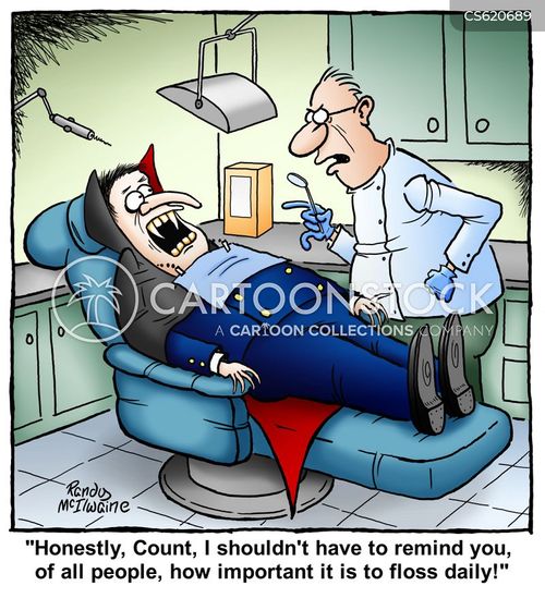 Dental Floss Cartoons and Comics - funny pictures from CartoonStock