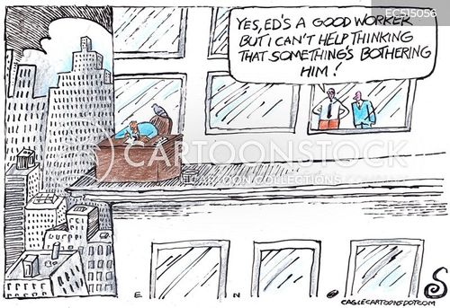 Working At Heights Cartoons and Comics - funny pictures from CartoonStock