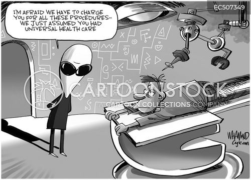 Alien Procedures Cartoons and Comics - funny pictures from CartoonStock