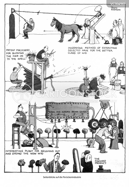 Cartoons und Karikaturen mit Industrie