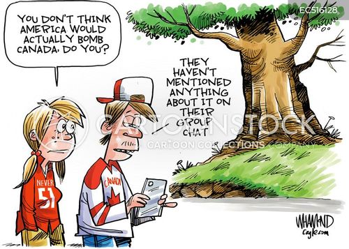 Canada-us Friendship Cartoons and Comics - funny pictures from CartoonStock