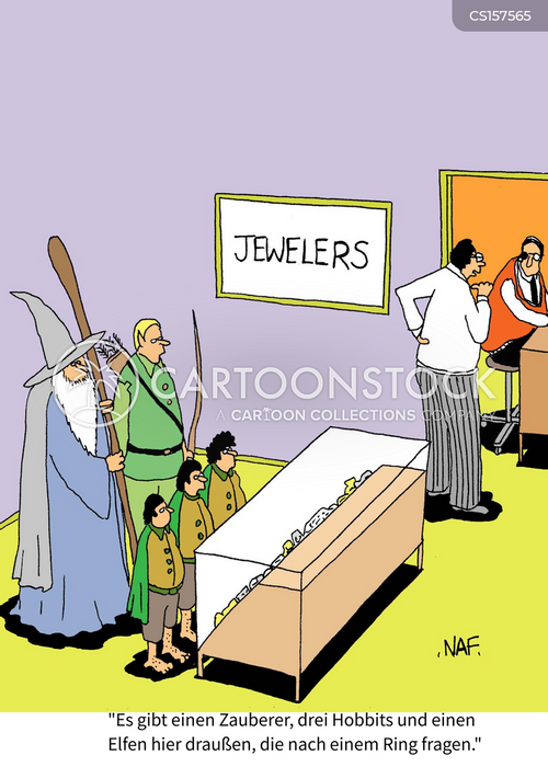 Cartoons und Karikaturen mit Der Hobbit
