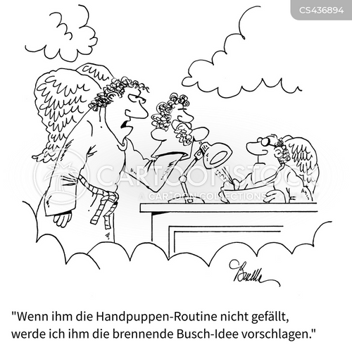 Cartoons und Karikaturen mit Brennender Dornbusch