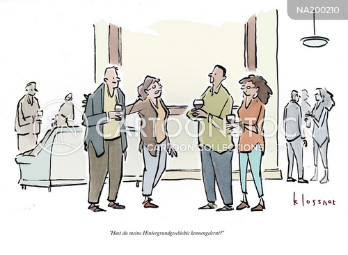 Cartoons und Karikaturen mit Hintergrundgeschichte