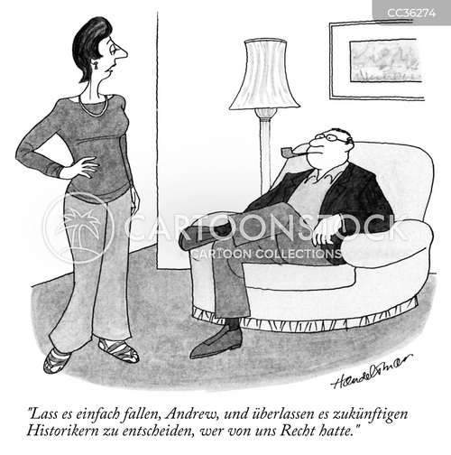 Cartoons und Karikaturen mit Akademischer Streit