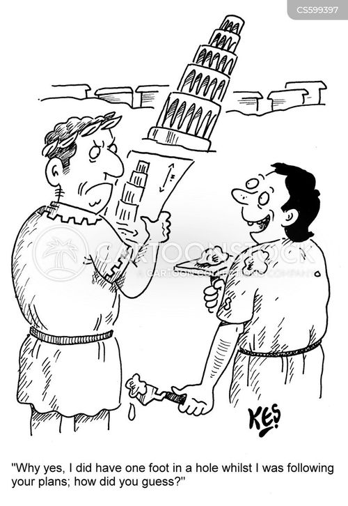 Construction Blueprint Cartoons and Comics - funny pictures from ...