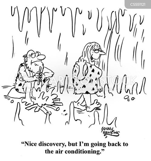 Invention Of Fire Cartoons and Comics - funny pictures from CartoonStock