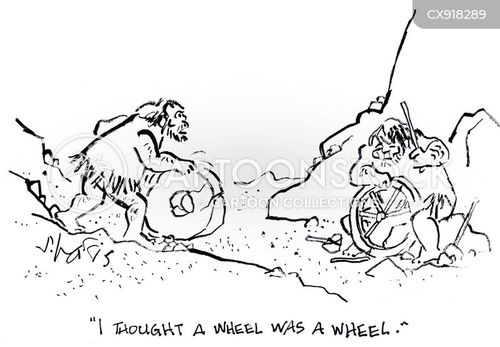 Inventingthe Wheel Cartoons and Comics - funny pictures from CartoonStock