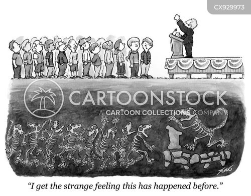 Ancestral Behavior Cartoons and Comics - funny pictures from CartoonStock