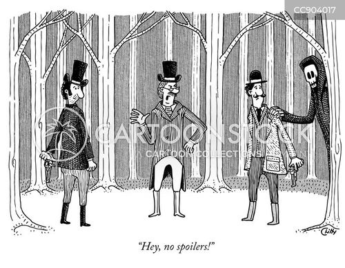 Dueling Etiquette Cartoons and Comics - funny pictures from CartoonStock