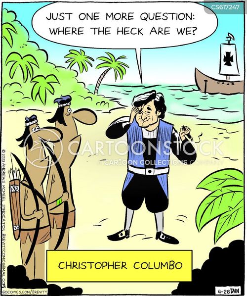 Explorer's Dilemma Cartoons and Comics - funny pictures from CartoonStock