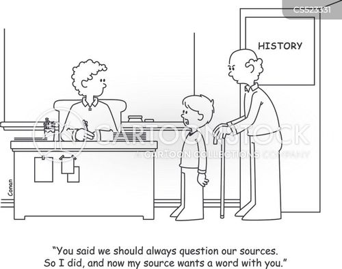 Source Verification Cartoons and Comics - funny pictures from CartoonStock