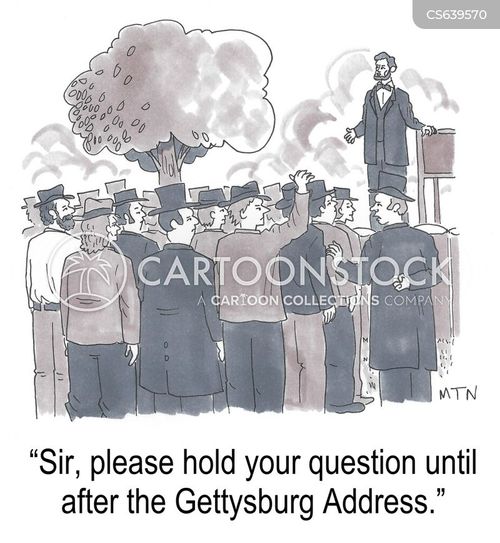Gettysburg Address Cartoons and Comics - funny pictures from CartoonStock