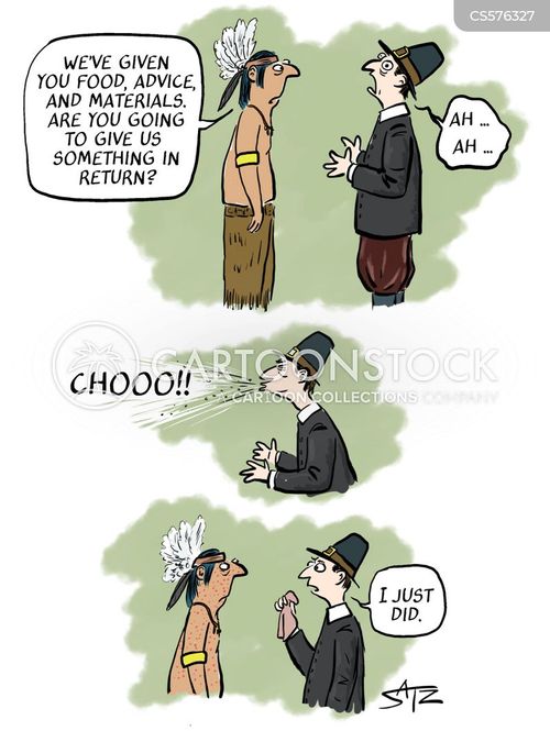 Cartoon American Indian Homes Two American Indians Cartoon With