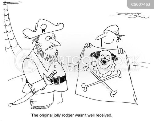 Jolly Roger Cartoons and Comics - funny pictures from CartoonStock