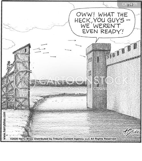 Battlements Cartoons and Comics - funny pictures from CartoonStock