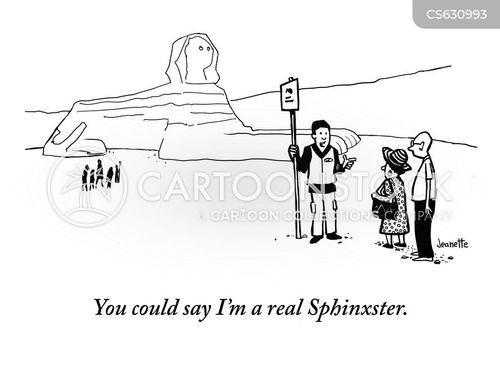 Sphinx Expertise Cartoons and Comics - funny pictures from CartoonStock